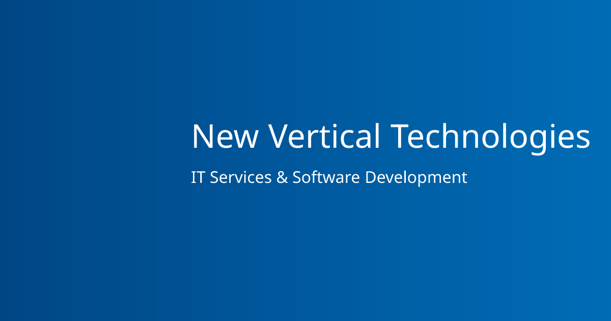 Cybersecurity Solutions | New Vertical Technologies